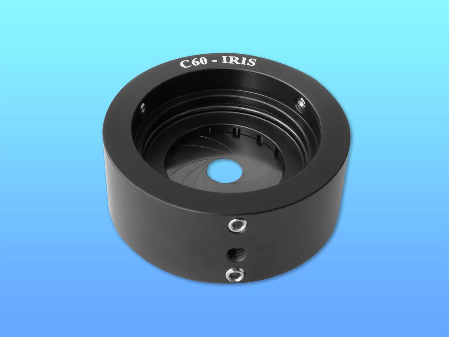 C60-IRIS: Adjustable iris Ø1.5 to 25 mm , in 19.8 mm tube, female C60 ...